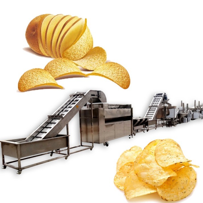 Fresh Potato Chips Production Line , Full Automatic Potato Chips Making ...