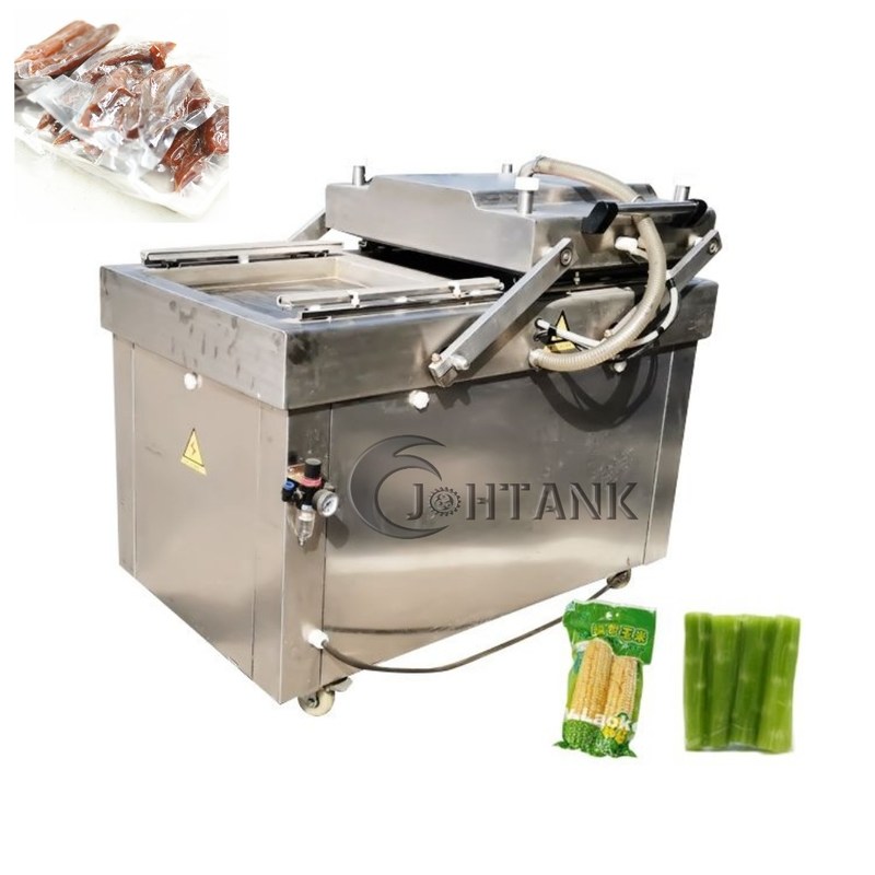 Sea Food Salted Meat Dry Fish Pork Beef Rice Double Chamber Vacuum Packer