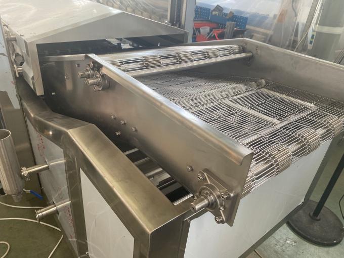 Conveyor Commercial Continuous Fryer For Potato Chips Chicken Nuggets ...