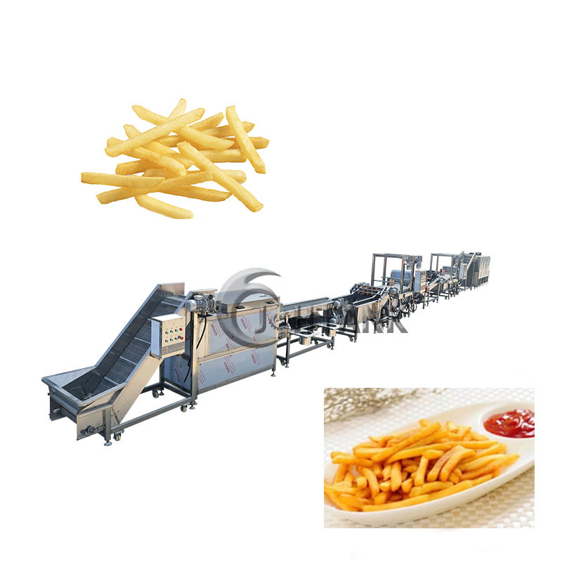 Electric Potato Chips Production Line 500kg/h For Frozen French Fries ...
